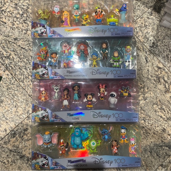 Disney | Toys | Disney 0 Limited Edition Figures 4 Packs All Different ...